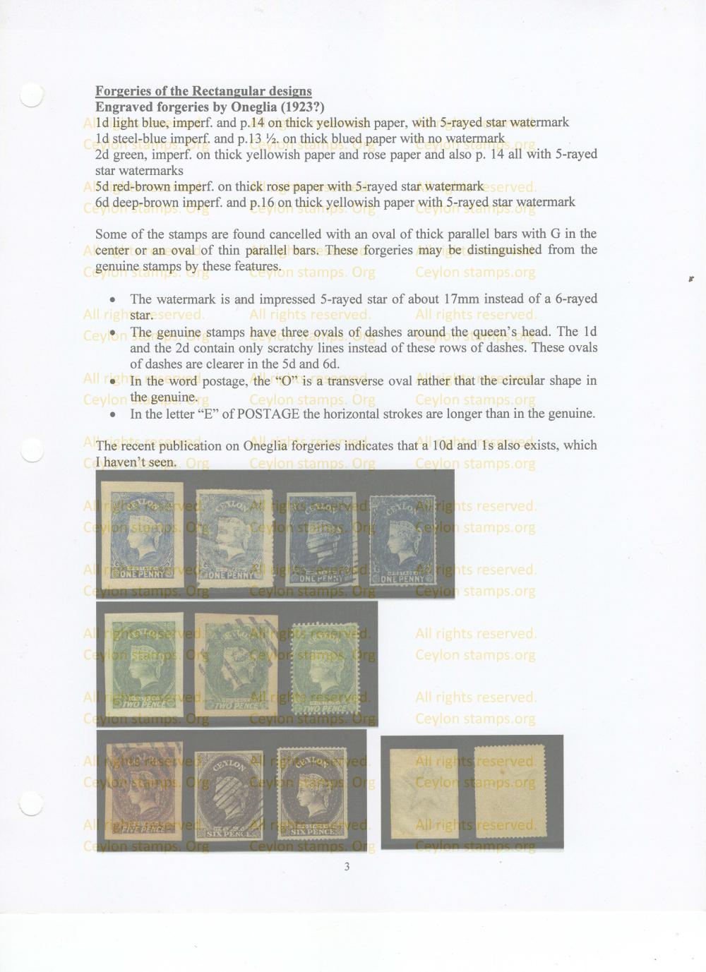 Ceylon Stamps